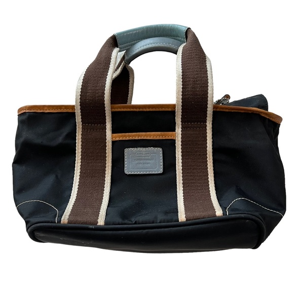 Coach | Bags | Coach Hampton Navy Make Up Tote | Poshmark